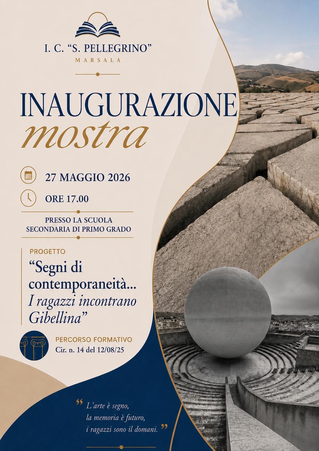 Marsala, inaugurazione della mostra "Segni di Contemporaneità. I ...